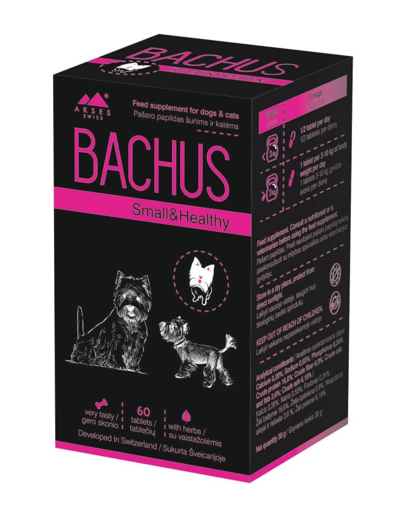Bachus Small&Healthy | Vitaminai šunims | Maisto papildai šunims