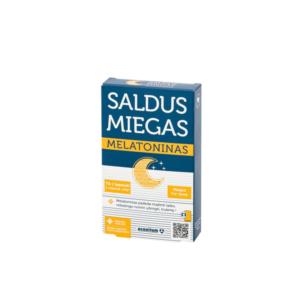 Saldus miegas metaloninas | Vitaminai miegui | Maisto papildai